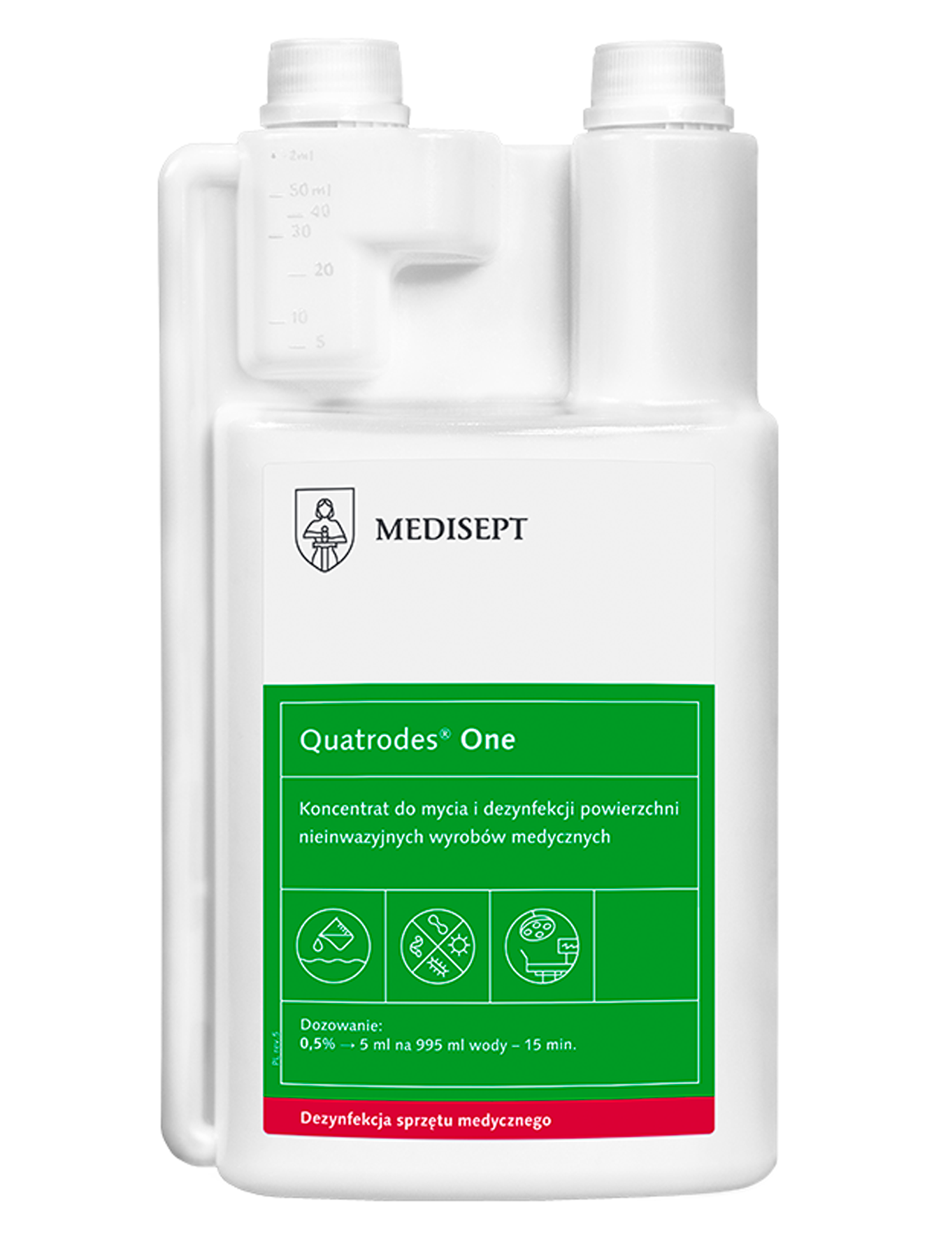 Quatrodes One, koncentrat do dezynfekcji powierzchni (1L) – już od 52 ...